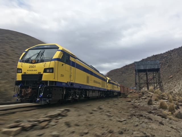 SALI Locomotives for Empresa Ferroviaria Andina (FCA) | Stadler
